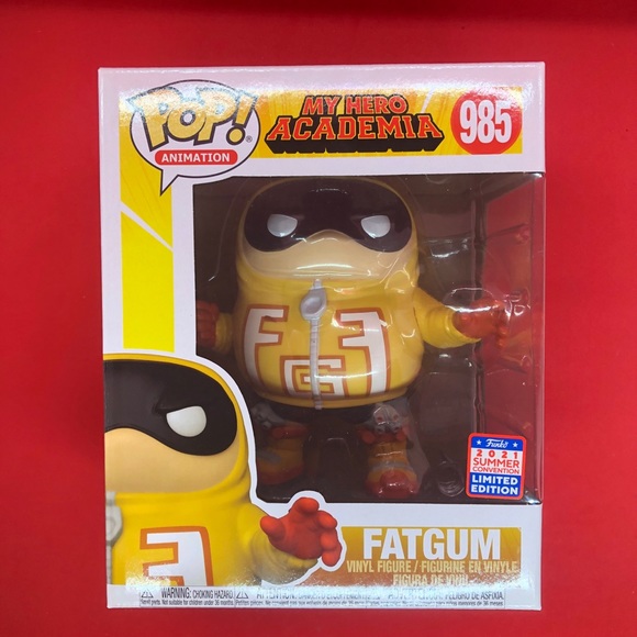 Funko | Toys | Funko Pop Super My Hero Academia 985 Fatgum 22 | Poshmark